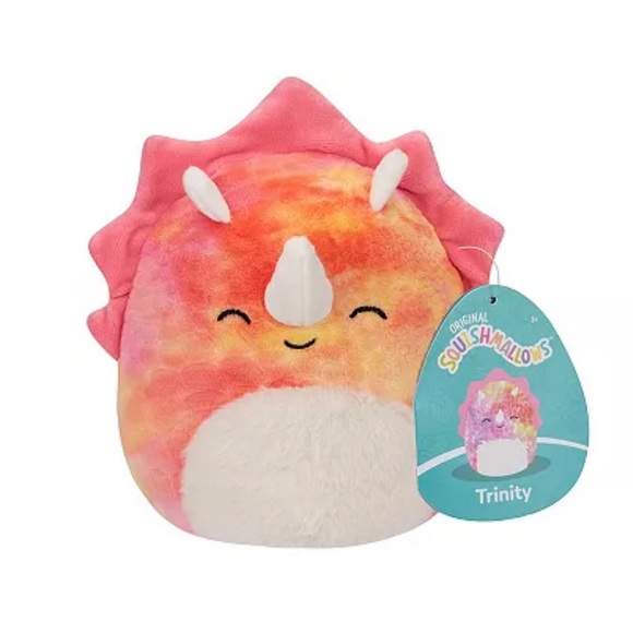 Squishmallows | Toys | Nwt 5 Trinity The Triceratops Squishmallow ...